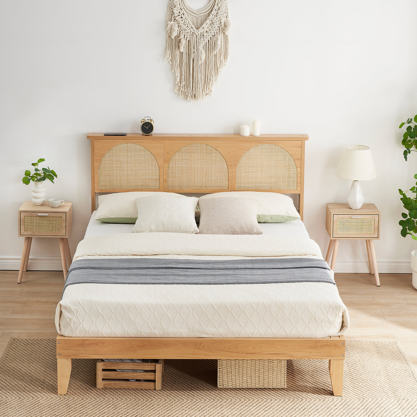 Wayfair wicker bed store